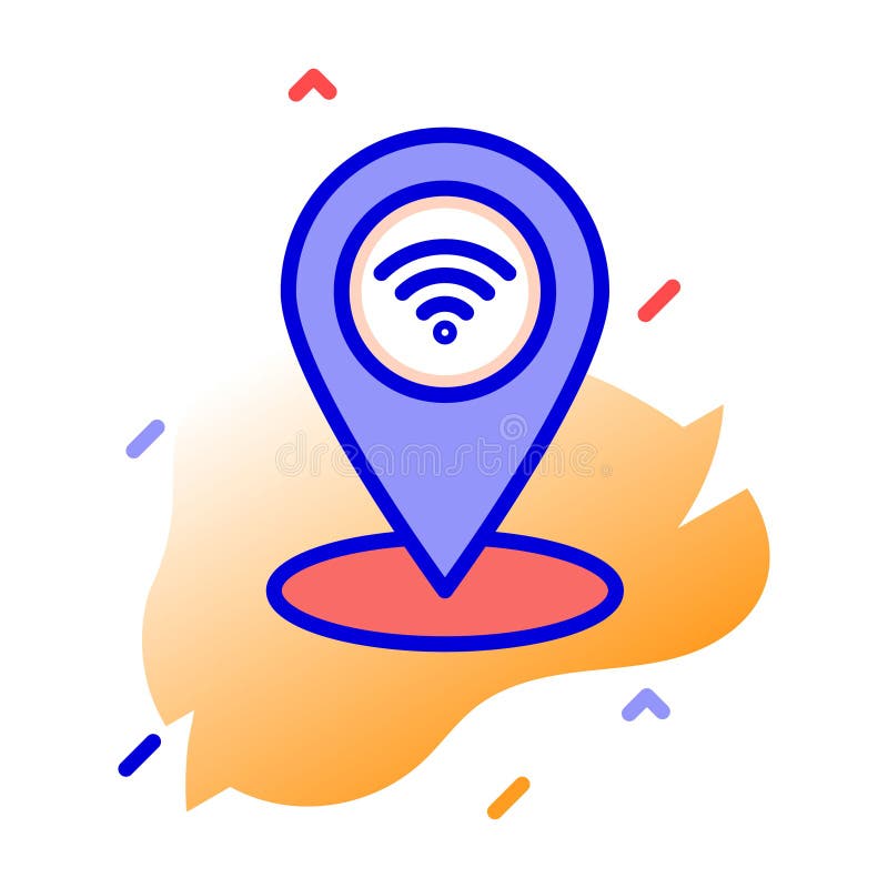 GPS, Pin, Location, Signal Fully Editable Vector Icon Stock Vector ...