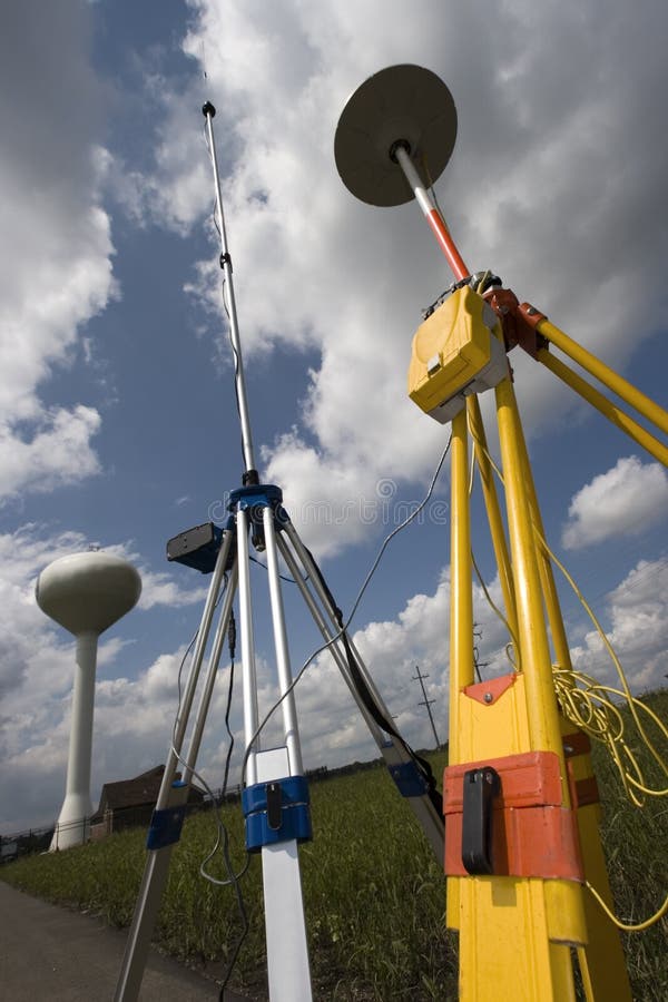 GPS surveying stock photo. Image of accuracy, target, topography - 3539210