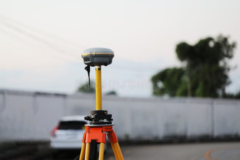 GPS Surveying in Field, Global Positioning System Stock Photo - Image ...