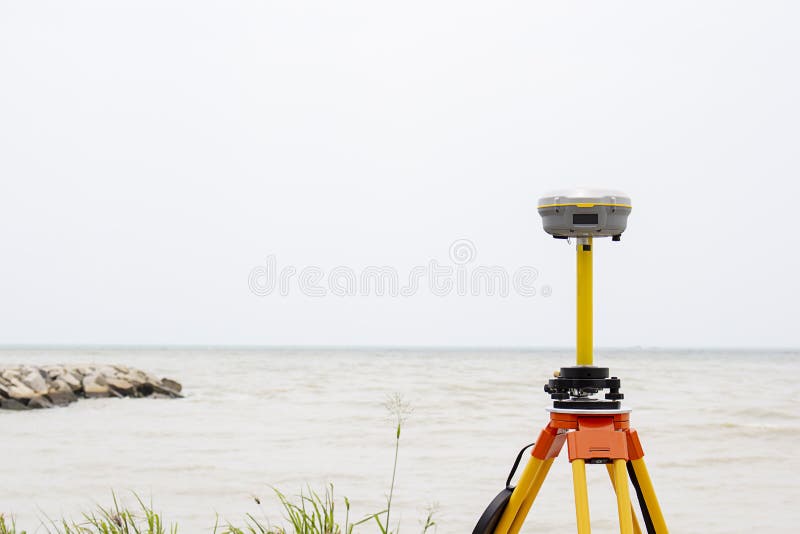 GPS Surveying in Field, Global Positioning System Stock Image - Image ...