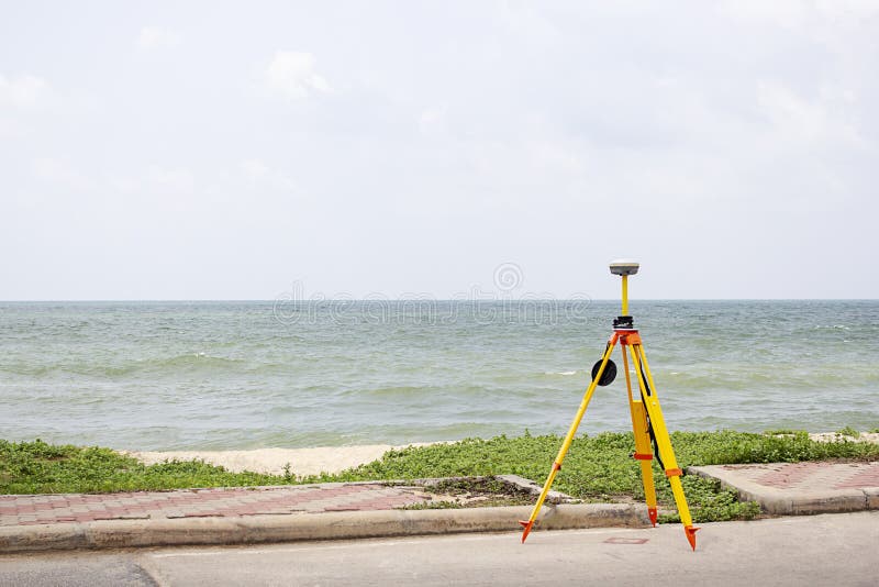 GPS Surveying in Field, Global Positioning System Stock Photo - Image ...