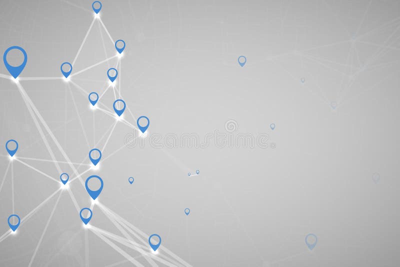 Gps.Gps Technology Abstract Background Stock Vector - Illustration of ...