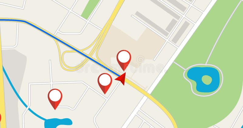 GPS Tracking. GPS Navigation Concept Stock Video - Video of destination ...