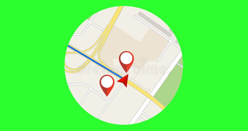 GPS Tracking. GPS Navigation Concept Stock Footage - Video of pointer ...