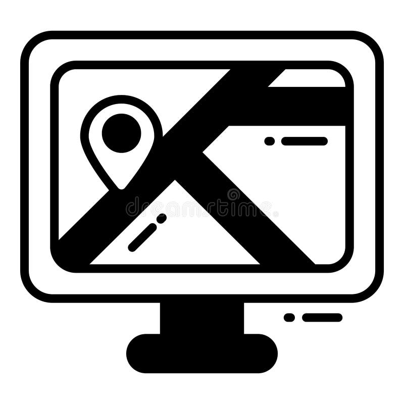 Gps Tracking Icon Related Map Location and Navigation Black Icon ...