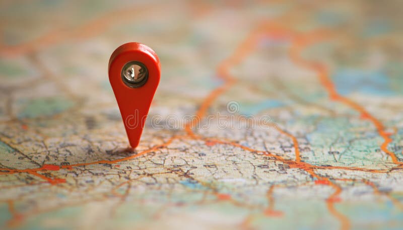 Gps Tracking Map for Deliveries Stock Photo - Image of global, shipping ...