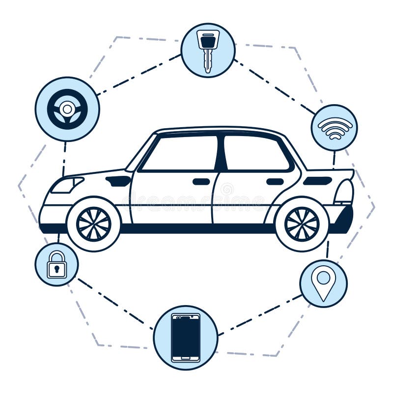 GPS tracking technology stock vector. Illustration of intelligent ...