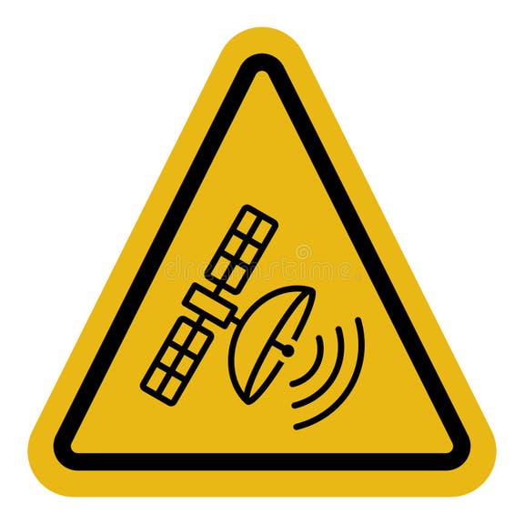 GPS Tracking Warning Sign Vector Stock Illustration - Illustration of ...