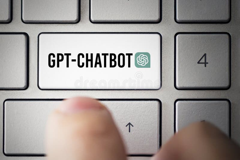 Gpt Chatbot On Keyboard Button Chat With Ai Or Artificial Intelligence