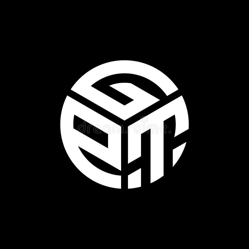 GPT Letter Logo Design on Black Background. GPT Creative Initials ...