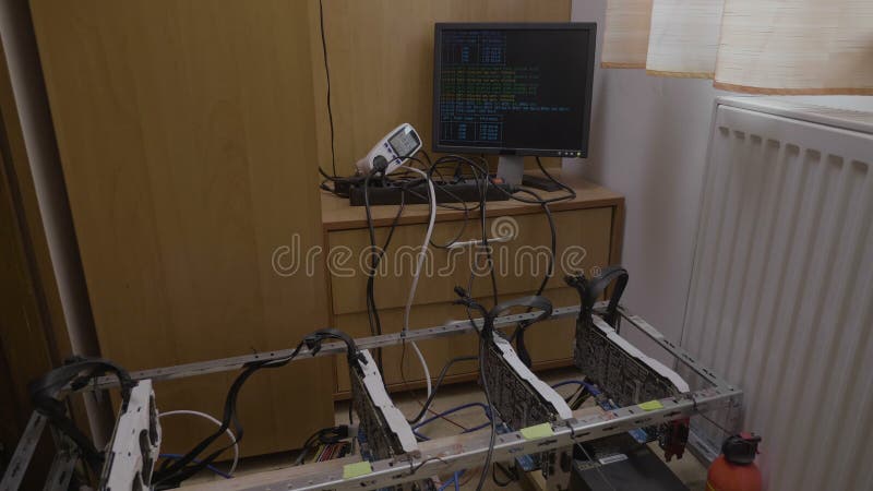 Gpu Bitcoin Mining Rig Machine with Video Graphic Cards and Crypto ...