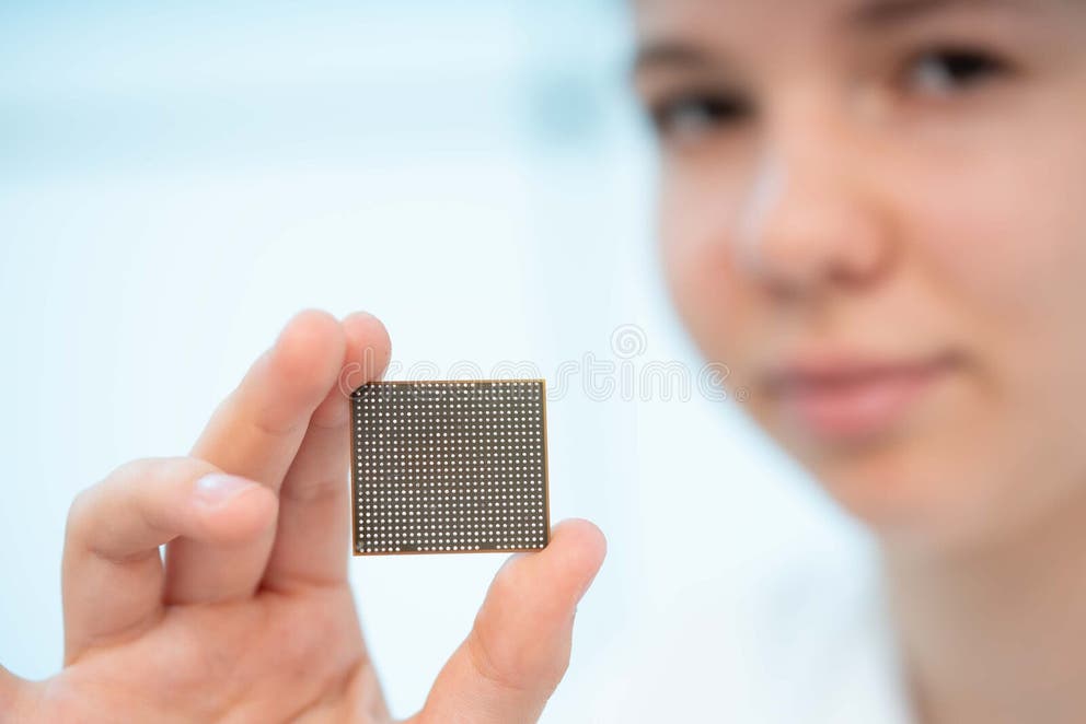 GPU Crystal for Use in Laptops and Tablets in the Hands of a Young ...