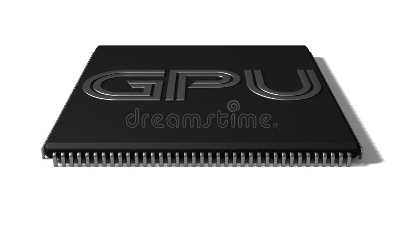 Gpu-Illustration stock abbildung. Illustration von computer - 51132830