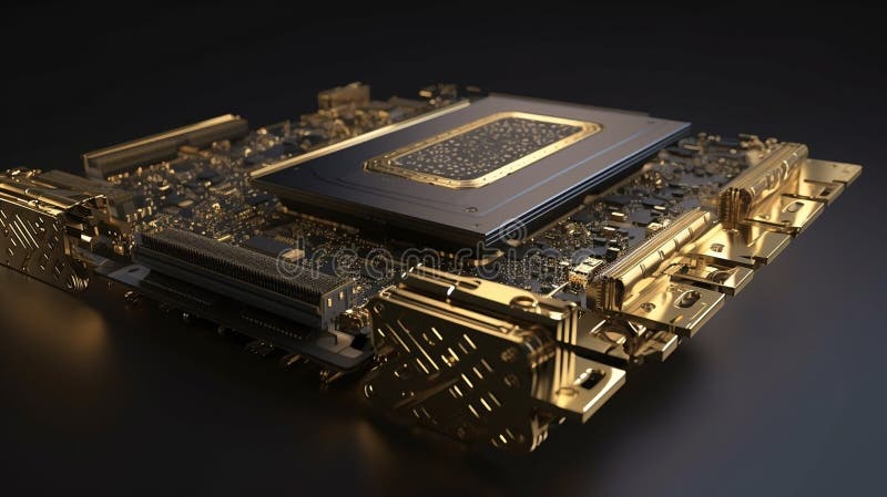 GPU render stock illustration. Illustration of font - 274442056