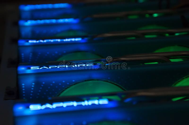 GPU Sapphire Machine Working Editorial Photography - Image of working ...