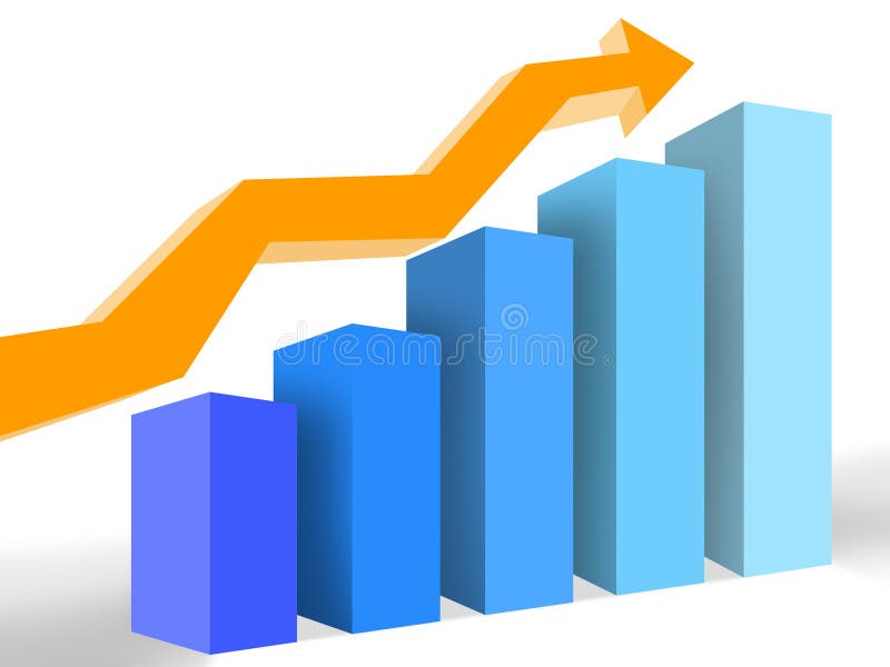 Gráfico del éxito stock de ilustración