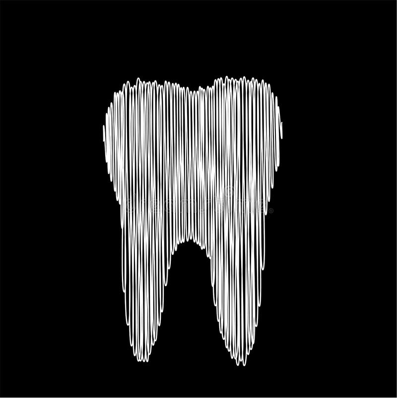 Gráfico Del Diente Para El Dentista Ilustración del Vector ...