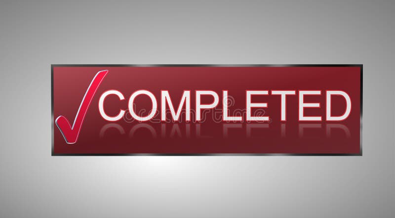 Terminado Ilustraciones Stock, Vectores, Y Clipart – (8,394 ...