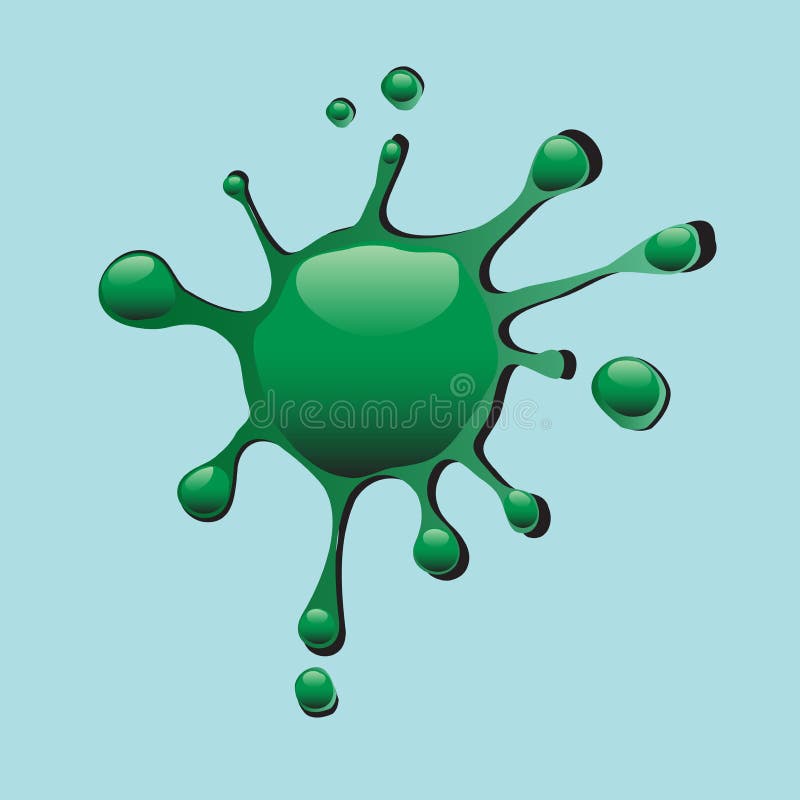 Grüner Fleck. vektor abbildung. Illustration von hintergrund - 8312601