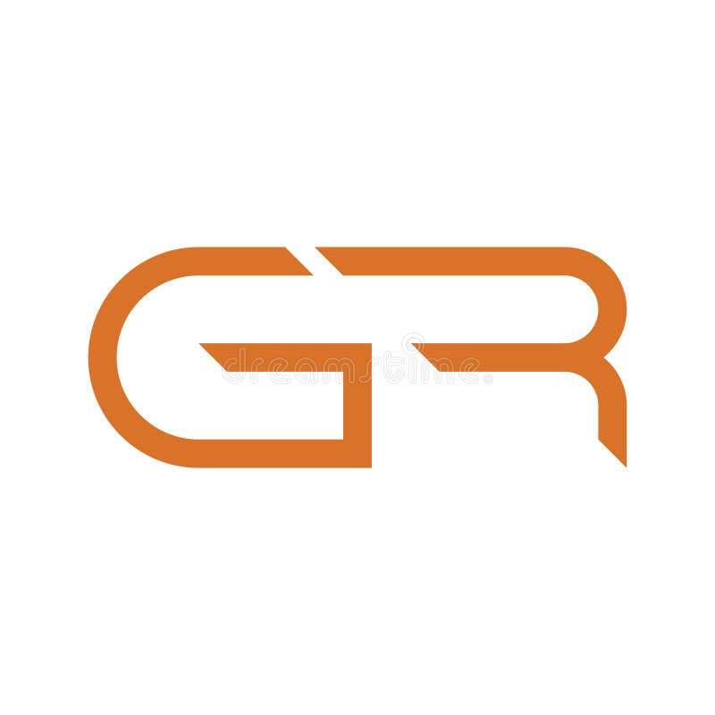 Gr Initial Letter Vector Logo Icon Stock Vector - Illustration of ...