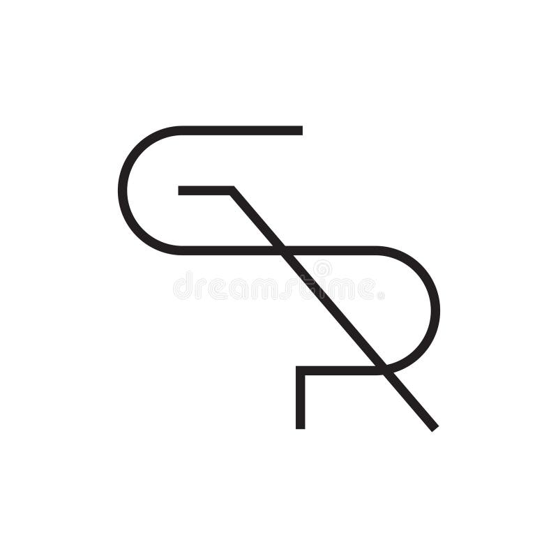 Gr Initial Letter Vector Logo Icon Stock Vector - Illustration of ...