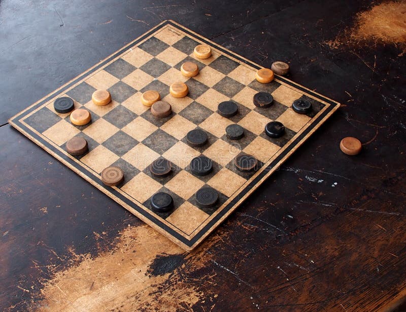 Warcaby zdjęcie stock. Obraz złożonej z kawałki, warcaby - 15716264