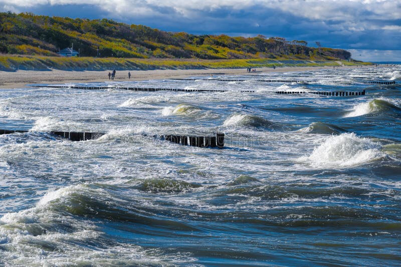 Graal-Muritz stock photo. Image of coastline, fall, graalmuritz - 34703138