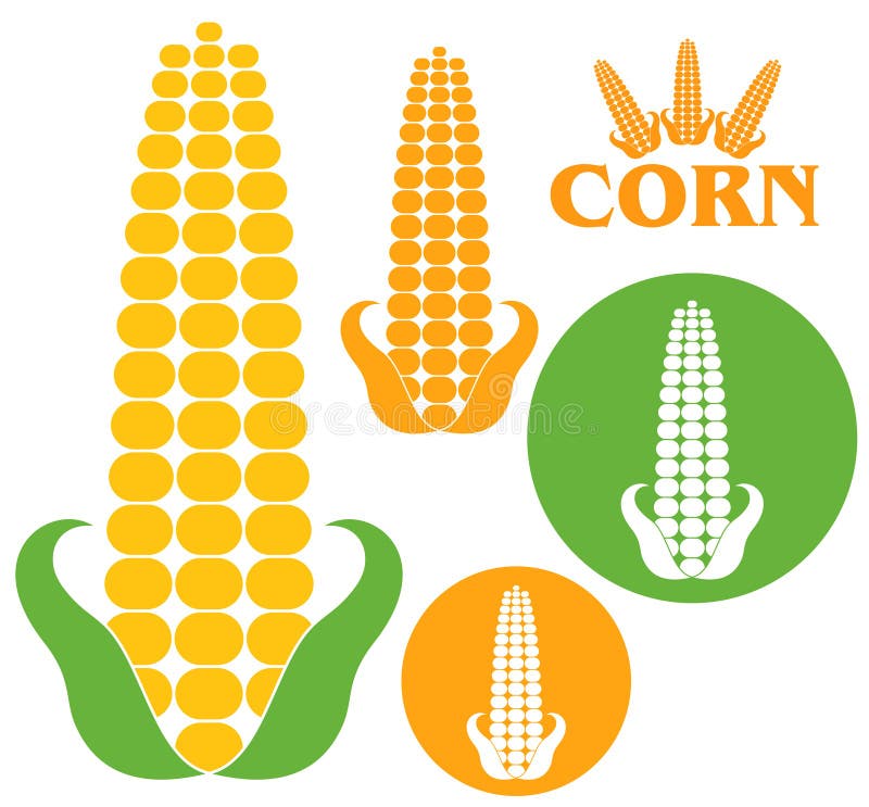 Graan Vector Op CMYK-wijze Ge?soleerd Graan Op Witte Achtergrond Vector ...