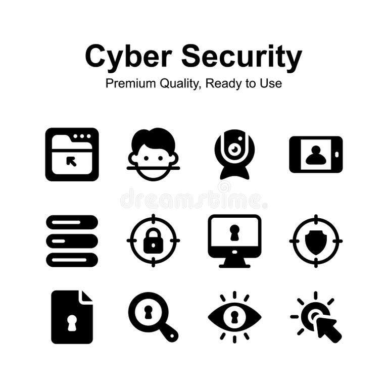 Grab this Amazing Cyber Security Vectors Set with Editable Facility ...