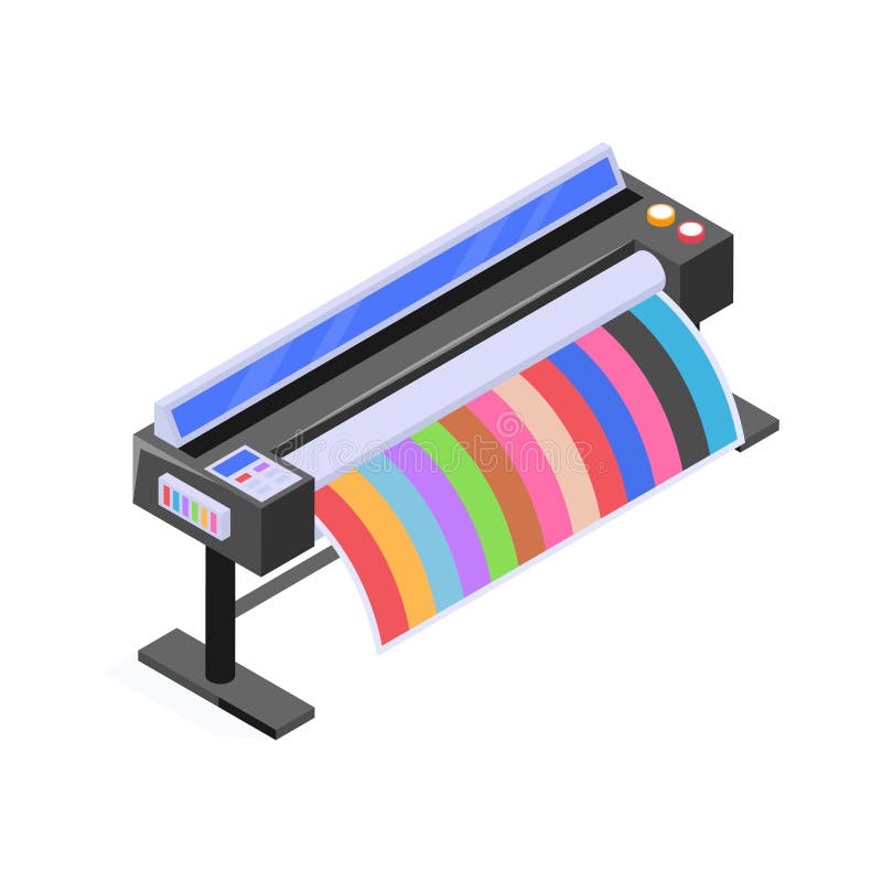 Grab this Amazing Icon of Flex Printing Machine in Modern Style Stock ...