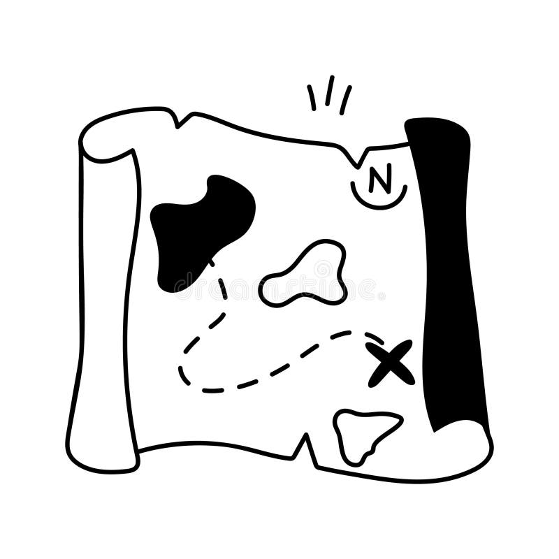 Grab this Amazing Icon of Map in Trendy Style Stock Illustration ...