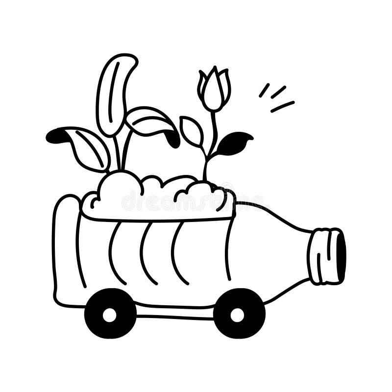 Grab this Amazing Icon of Recycled Bottle in Modern Style Stock Vector ...