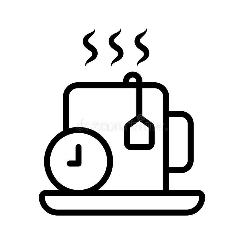 Grab this Amazing Icon of Tea Time in Modern Style Stock Vector ...