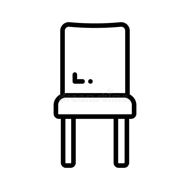 Grab this Amazing Line Style Icon of Armless Chair Stock Vector ...