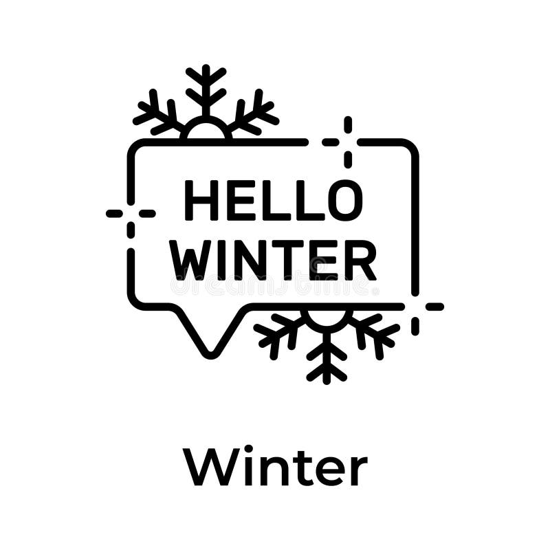 Grab this Amazing and Unique Hell Winter Icon in Modern Style Stock ...