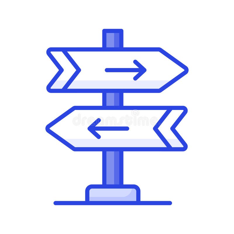 Grab this Amazing Vector of Signpost in Modern Style, Direction Board ...