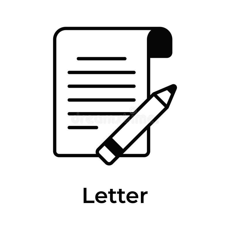 Grab this Beautifully Designed Icon of Letter, Communication Document ...