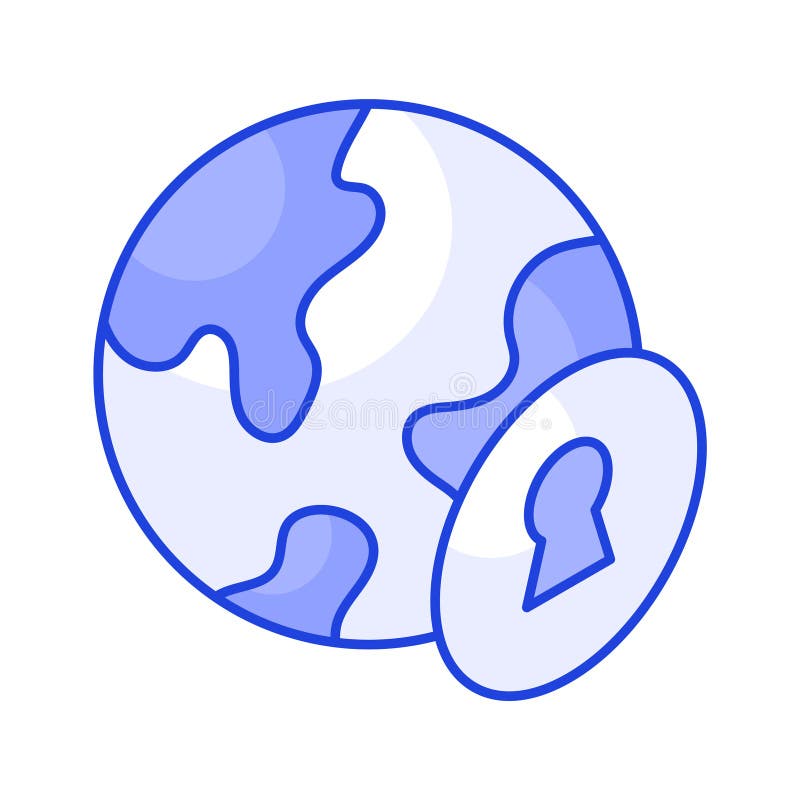 Grab this Beautifully Designed Isometric Icon of Global Security Stock ...