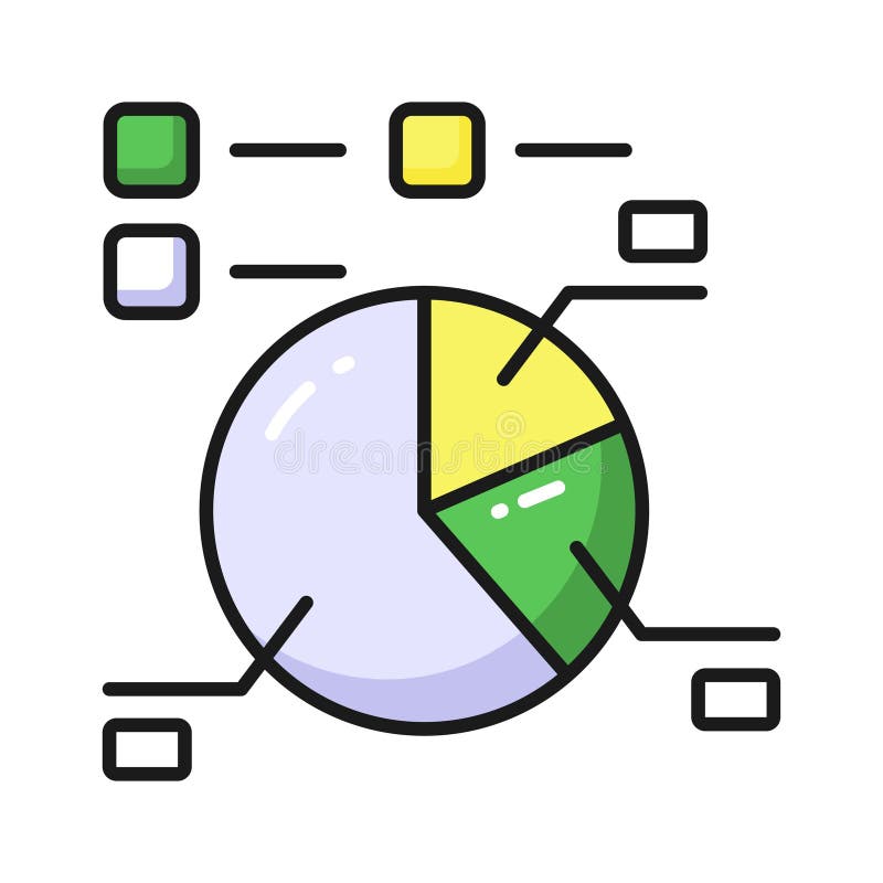 Grab this Carefully Crafted Icon of Pie Graph, Business Analysis Vector ...