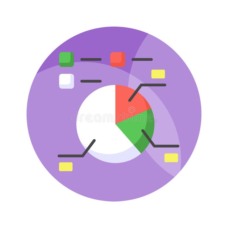 Grab this Carefully Crafted Icon of Pie Graph, Business Analysis Vector ...