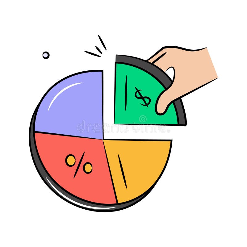 Grab this Carefully Crafted Icon of Pie Graph, Business Analysis Vector ...