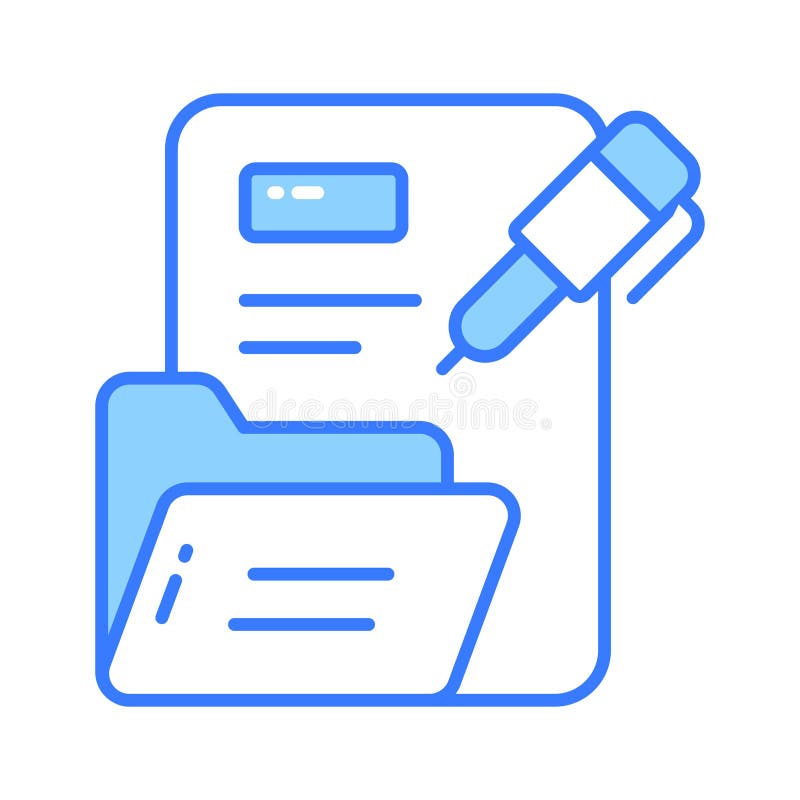 Grab this Carefully Designed Business Document Concept Vector, Ready To ...