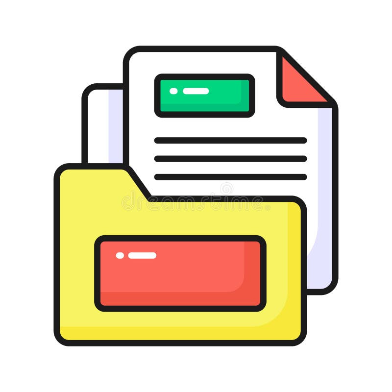 Grab this Carefully Designed Business Document Concept Vector, Ready To ...