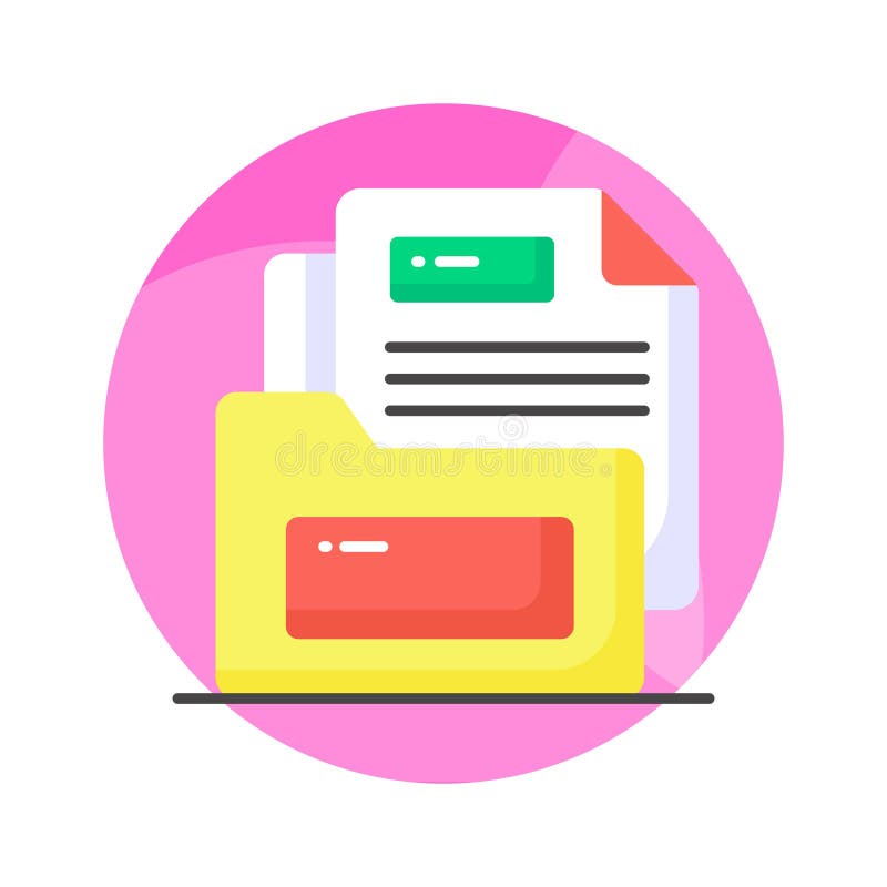 Grab this Carefully Designed Business Document Concept Vector, Ready To ...