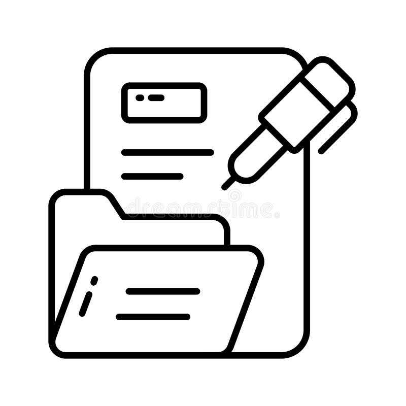 Grab this Carefully Designed Business Document Concept Vector, Ready To ...