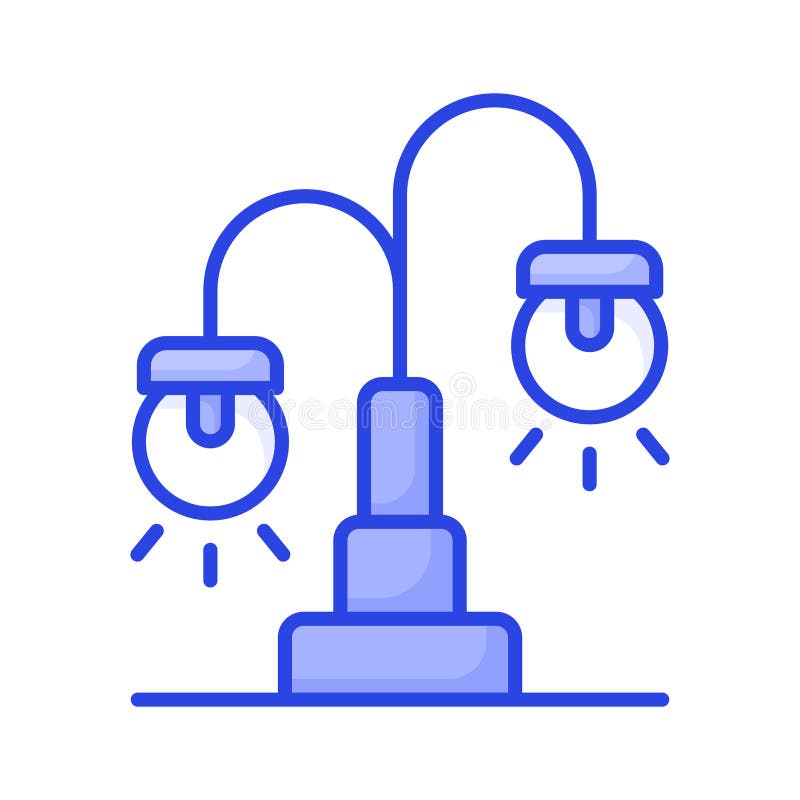 Grab this Carefully Designed Icon of Street Lights in Modern Style ...