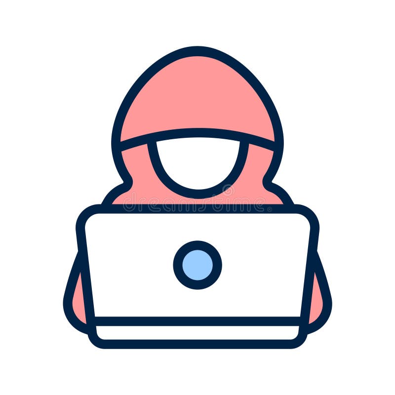 Grab this Creative Icon of Hacker in Modern Style Stock Vector ...