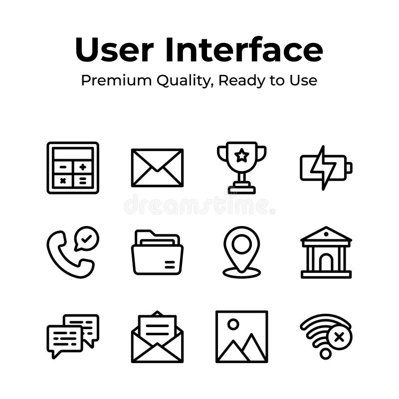 Grab this Creatively Crafted Amazing User Interface Icons Stock ...