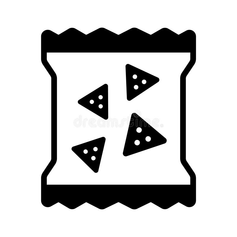 Grab this Creatively Crafted Snacks Packet Icon Design Stock Vector ...