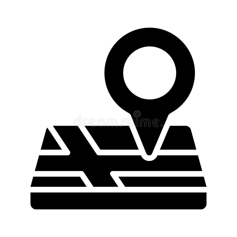 Grab this Creatively Designed Icon of Location Map in Modern Style ...